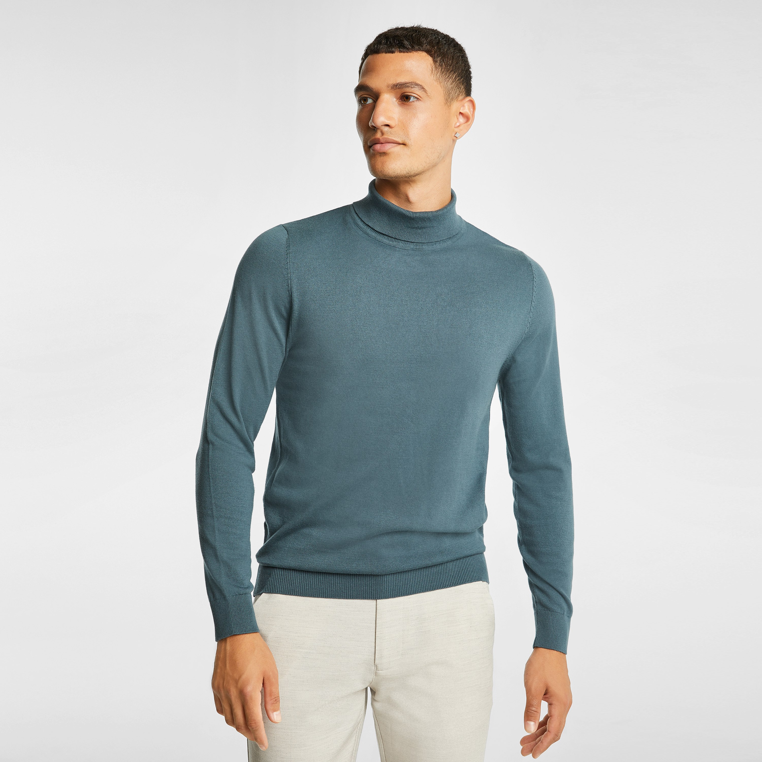 Teal Gillespie Turtle Neck Knit | Men's Tops | yd NZ