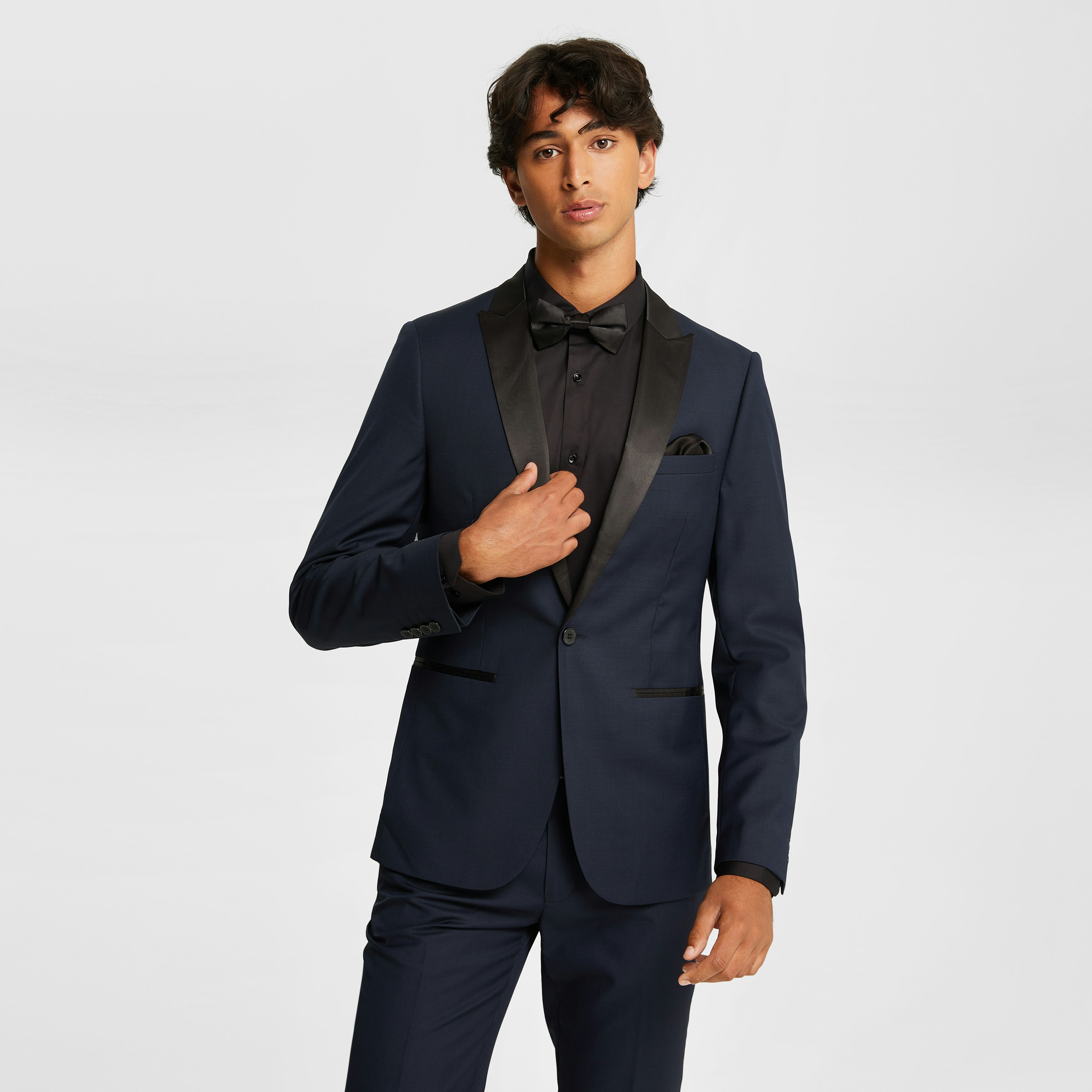 Ink Jaguar Wool Blend Slim Suit Jacket | Men's Tops | yd NZ