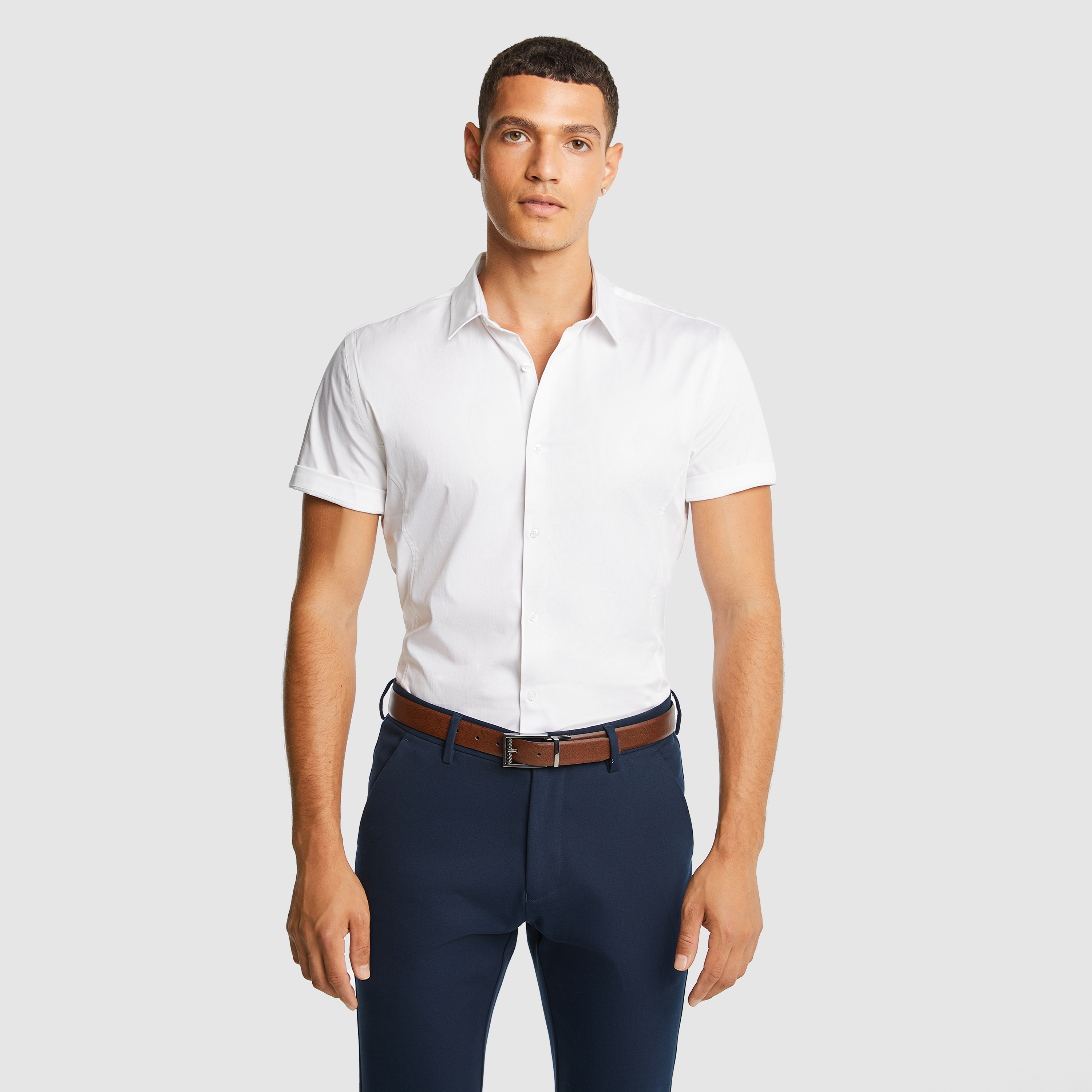 Black Marvel Muscle Fit Shirt | Men's Tops | yd AU