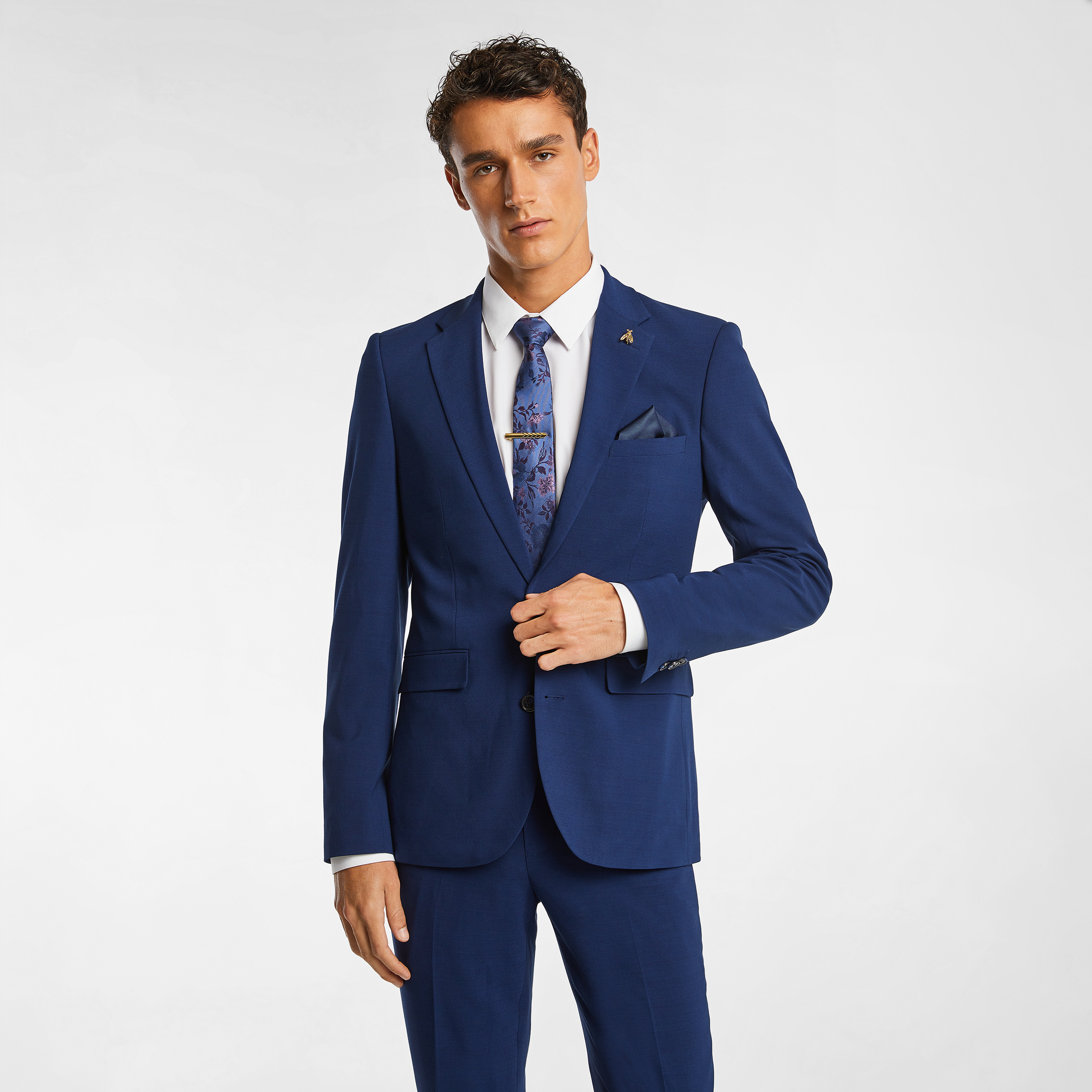 Sand Carter Stretch Linen Blend Slim Suit Jacket | Men's Tops | yd NZ