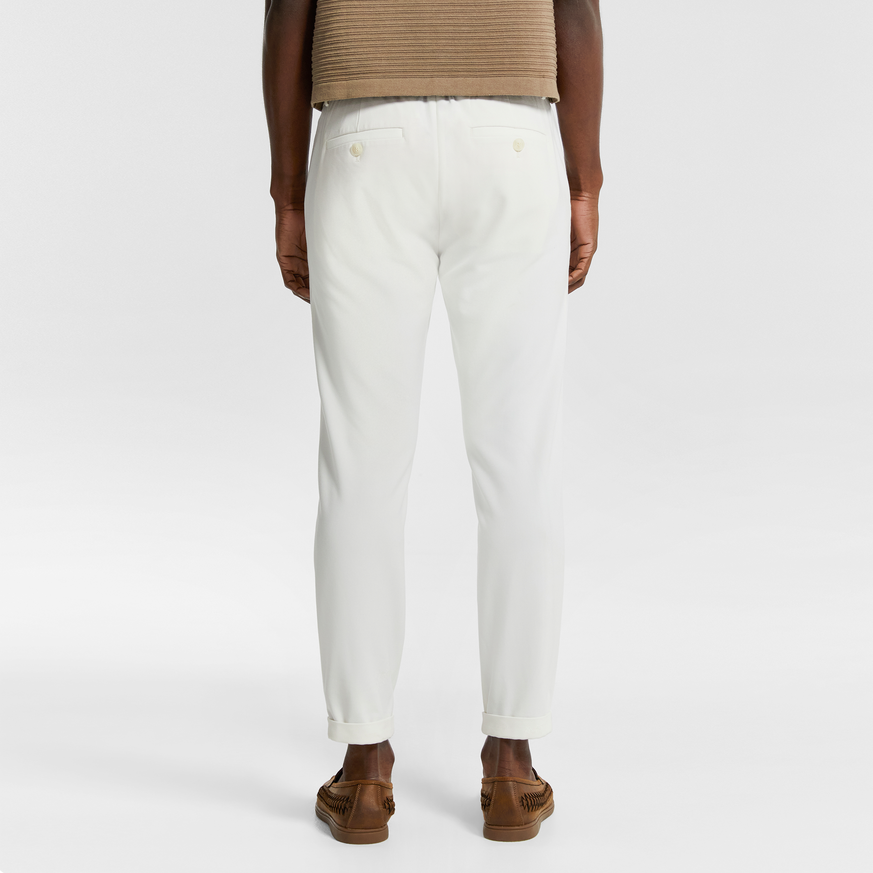 White Reign Slim Cropped Chino | Men's Bottom | yd AU