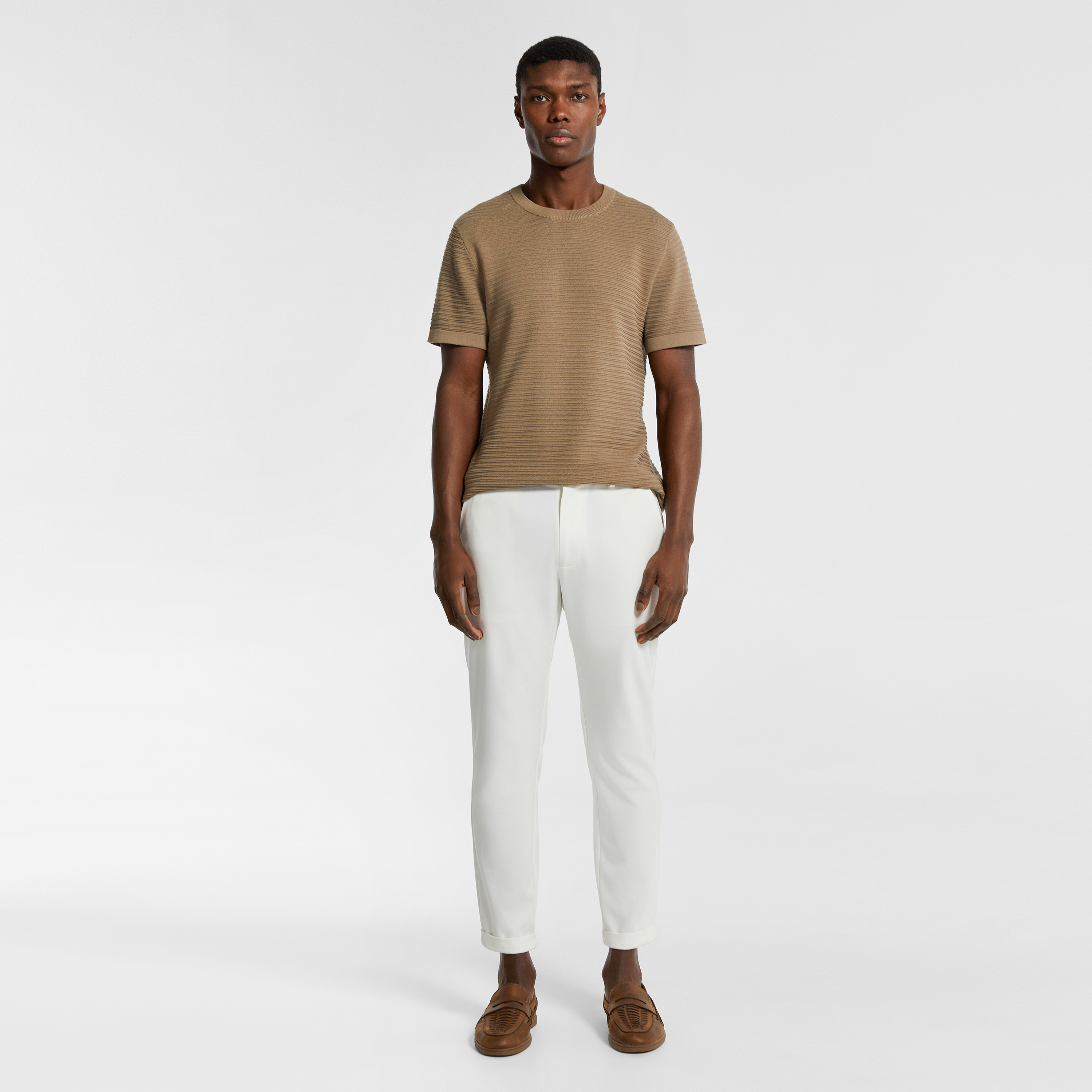 White Reign Slim Cropped Chino | Men's Bottom | yd AU