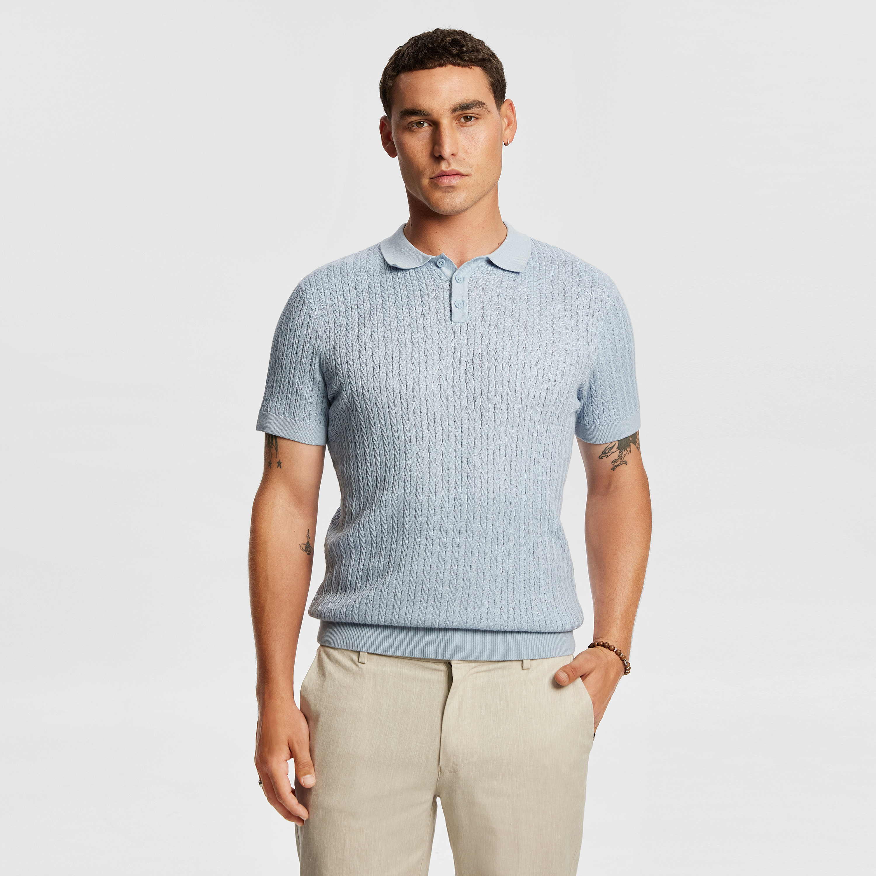 Men’s Polo Shirts - Knitted Short & Long Sleeve Polos | yd.