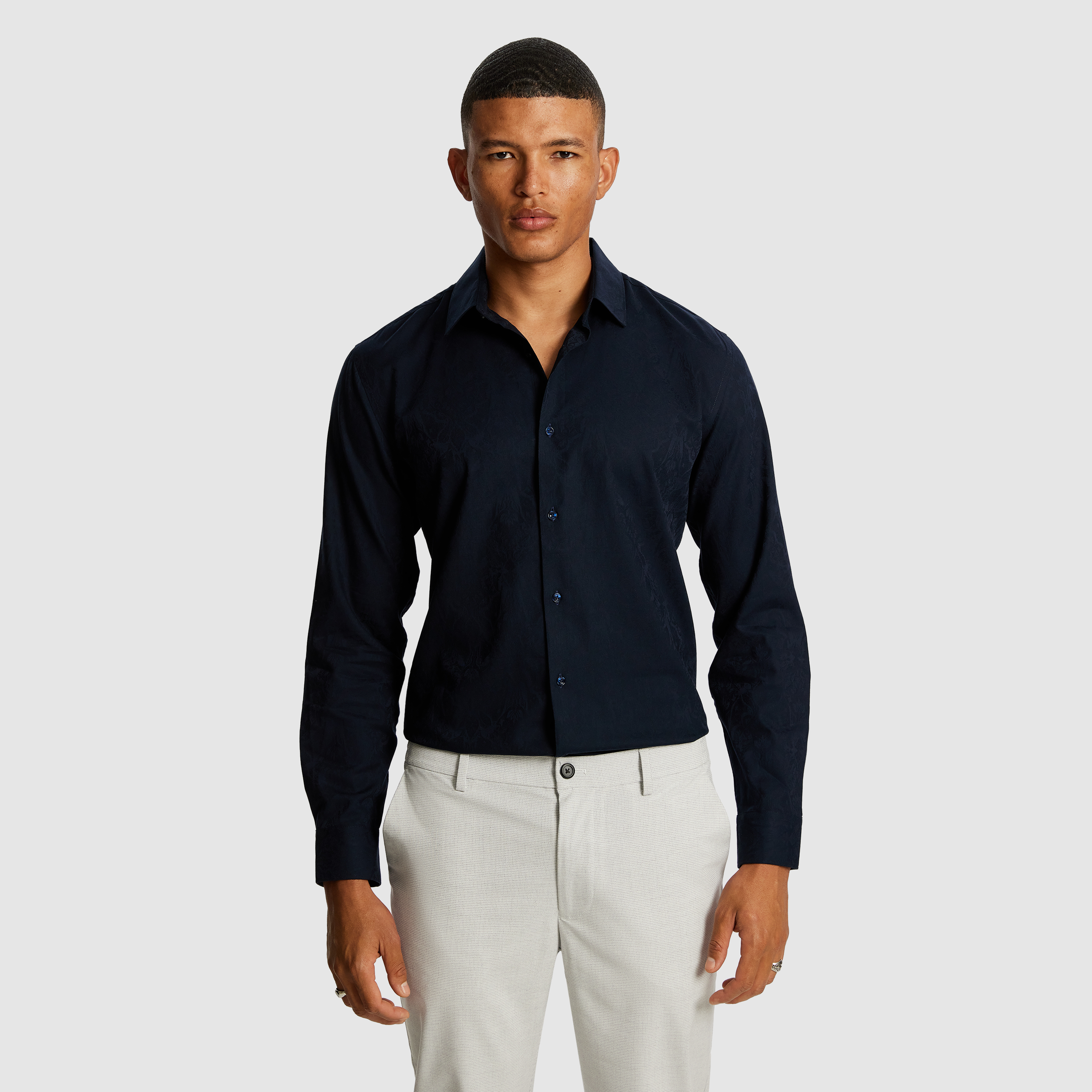 Navy Mercer Shirt | Men's Tops | yd AU