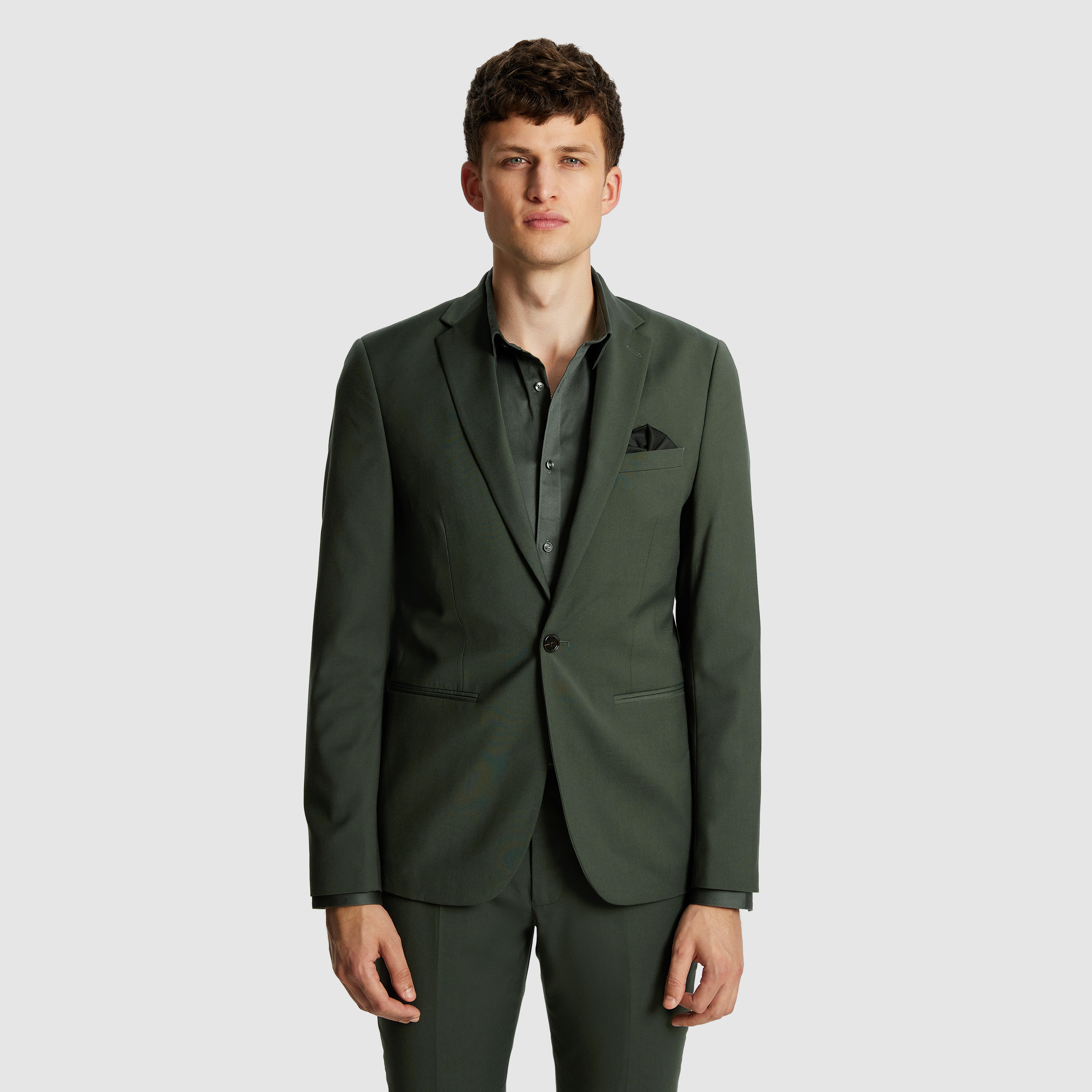 Sand Carter Stretch Linen Blend Slim Suit Jacket | Men's Tops | yd NZ